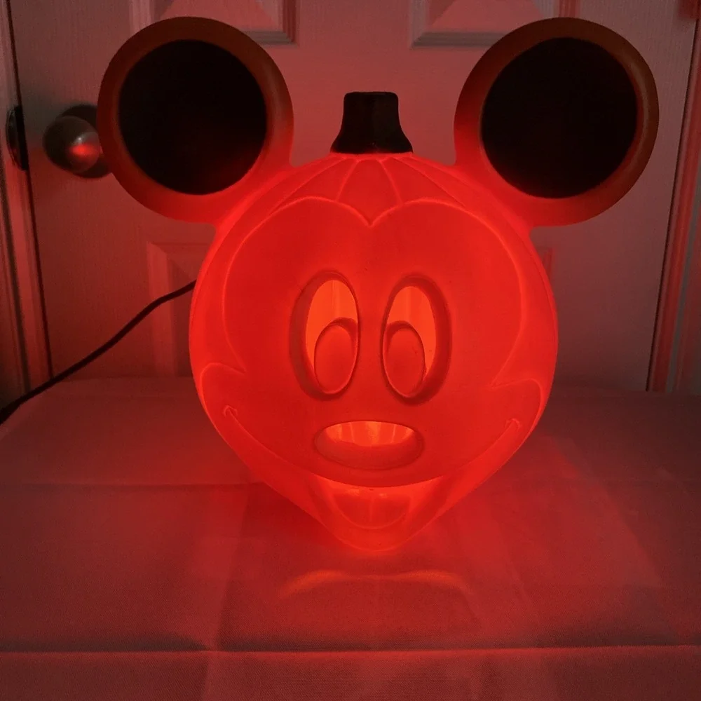 Disney | Holiday | Disney Mickey Mouse Lightup Jackolantern Pumpkin ...